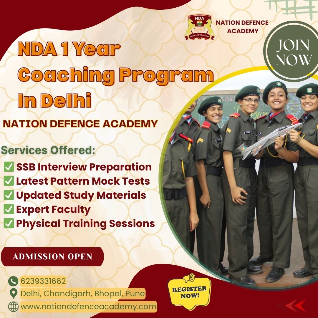 Nda one year foundation programme
