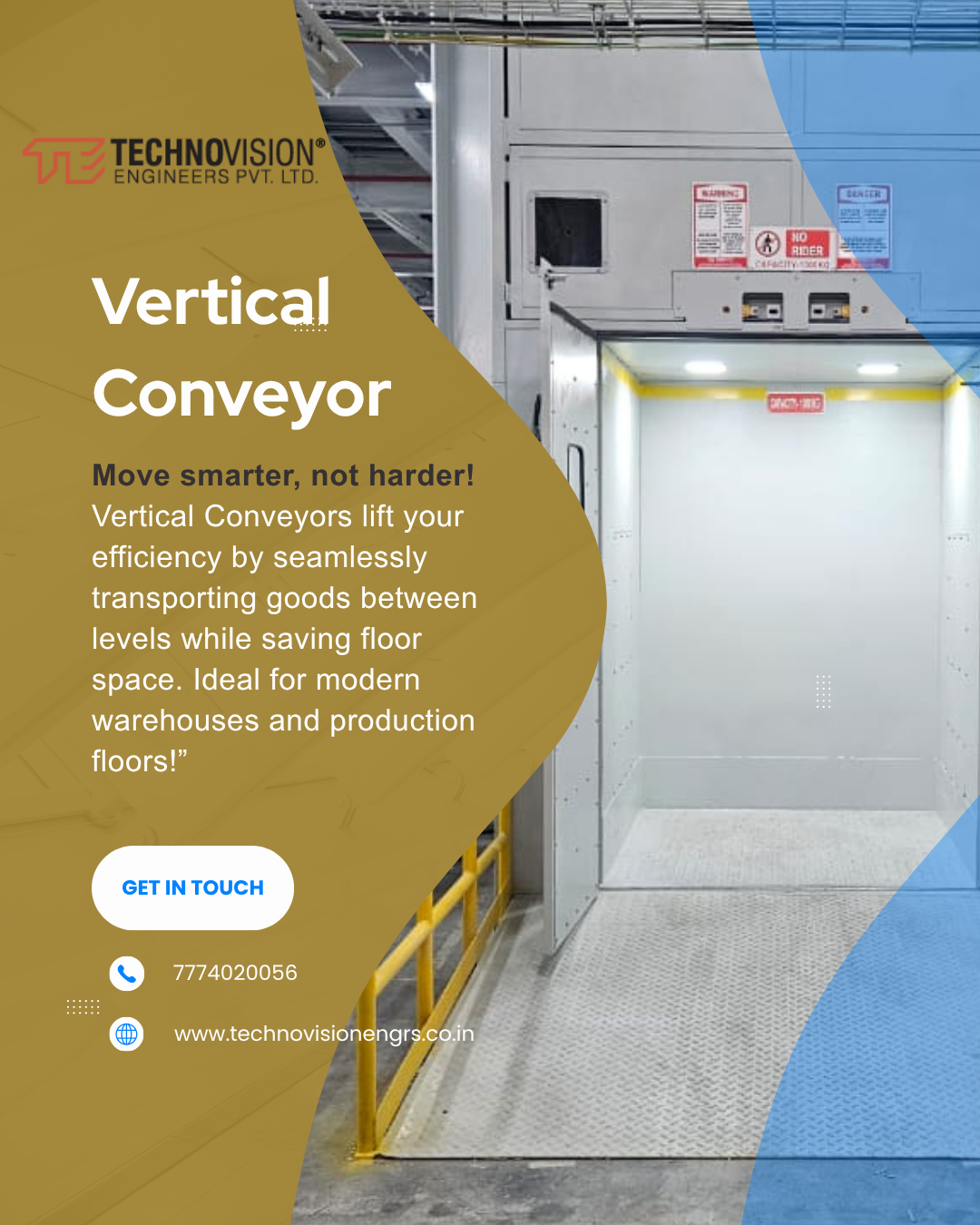 Vertical conveyors the smart way to move materials efficiently