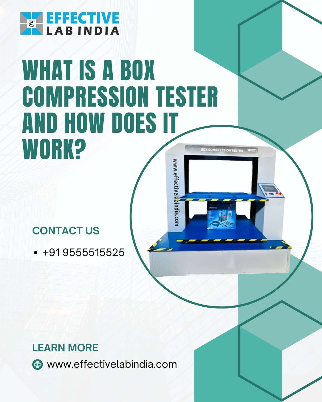 What is a box compression tester and how does it work
